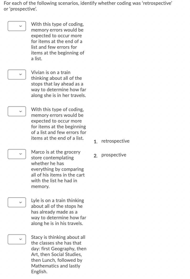 Solved For each of the following examples, decide whether it | Chegg.com
