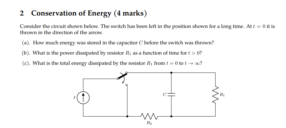 Solved I = 4.5 mA R1 = 1 kohm R2 = 4.5 kohm C = 4.6 nF | Chegg.com