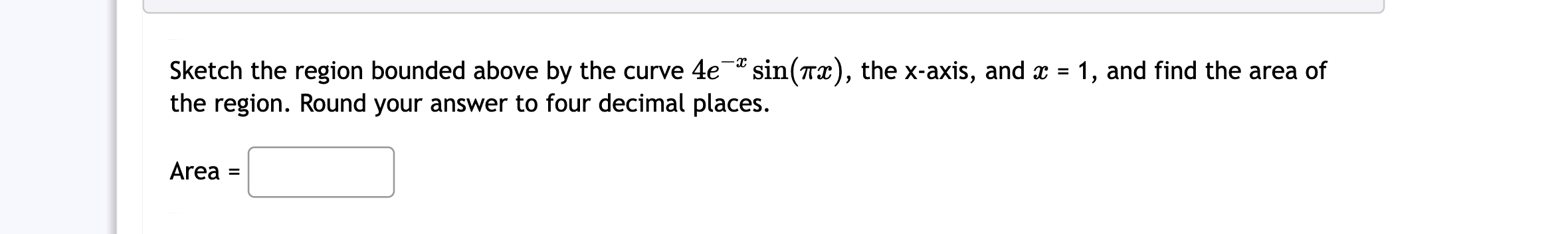 Solved Sketch the region bounded above by the curve | Chegg.com