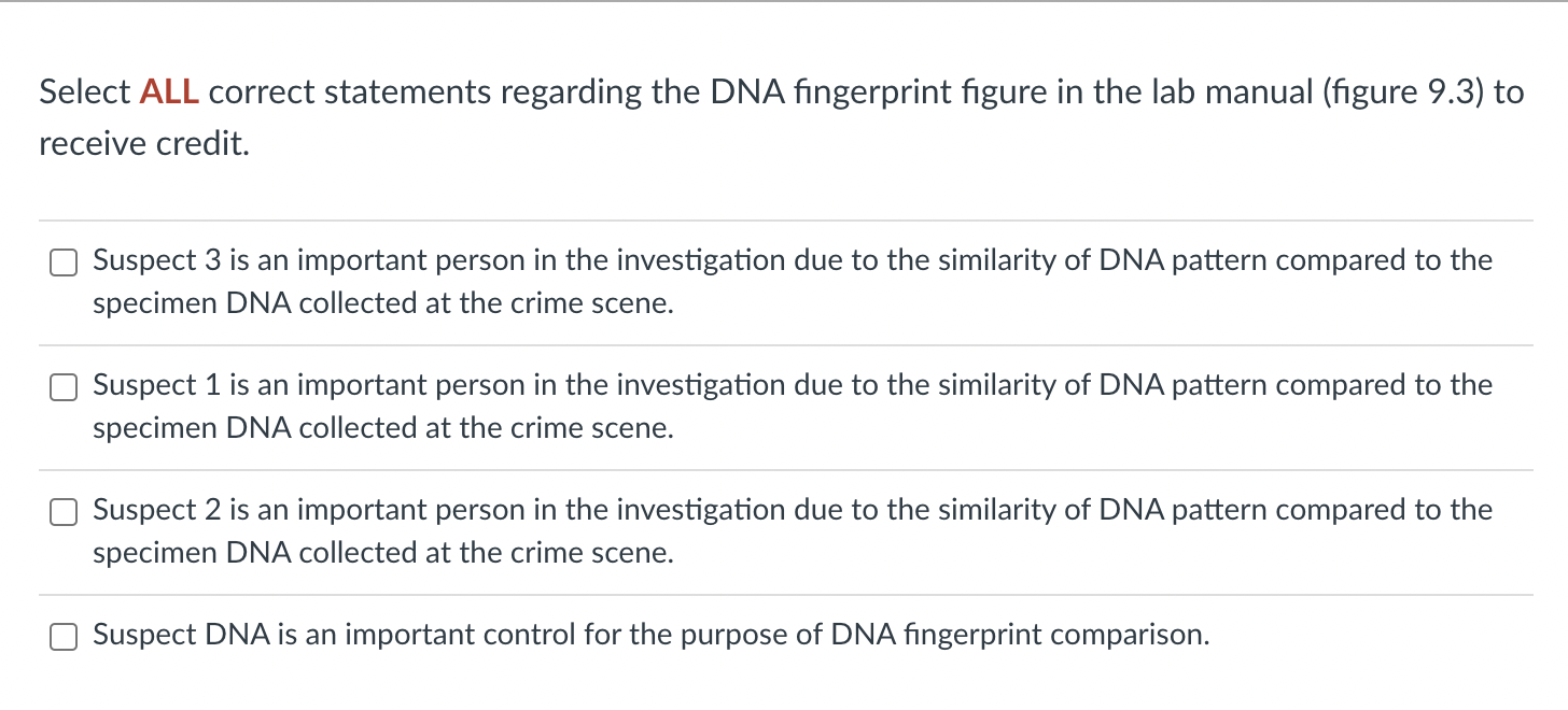 Solved Select ALL correct statements regarding the DNA | Chegg.com