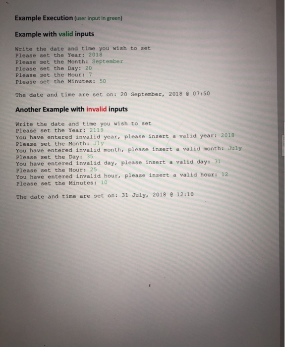 Solved Q1) Class Time A software engineer asks you to write | Chegg.com