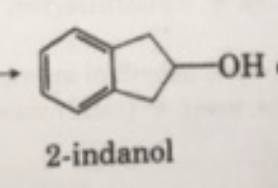 Solved ОН 2-indanol | Chegg.com