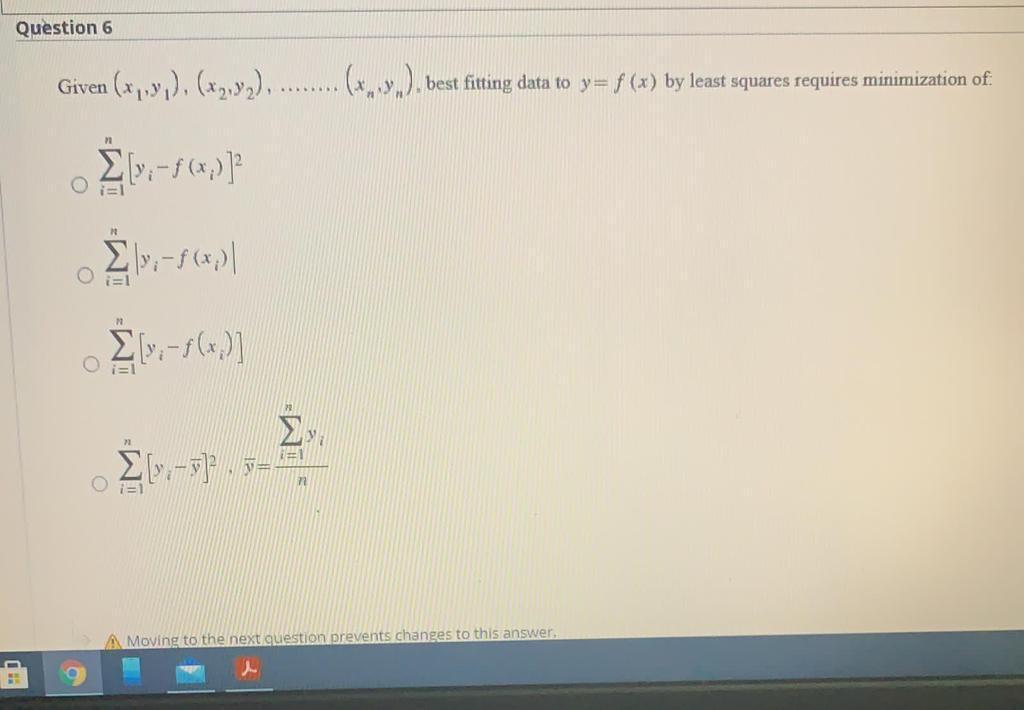 Solved Given (x1,y1),(x2,y2),…….(xn,yn), best fitting data | Chegg.com