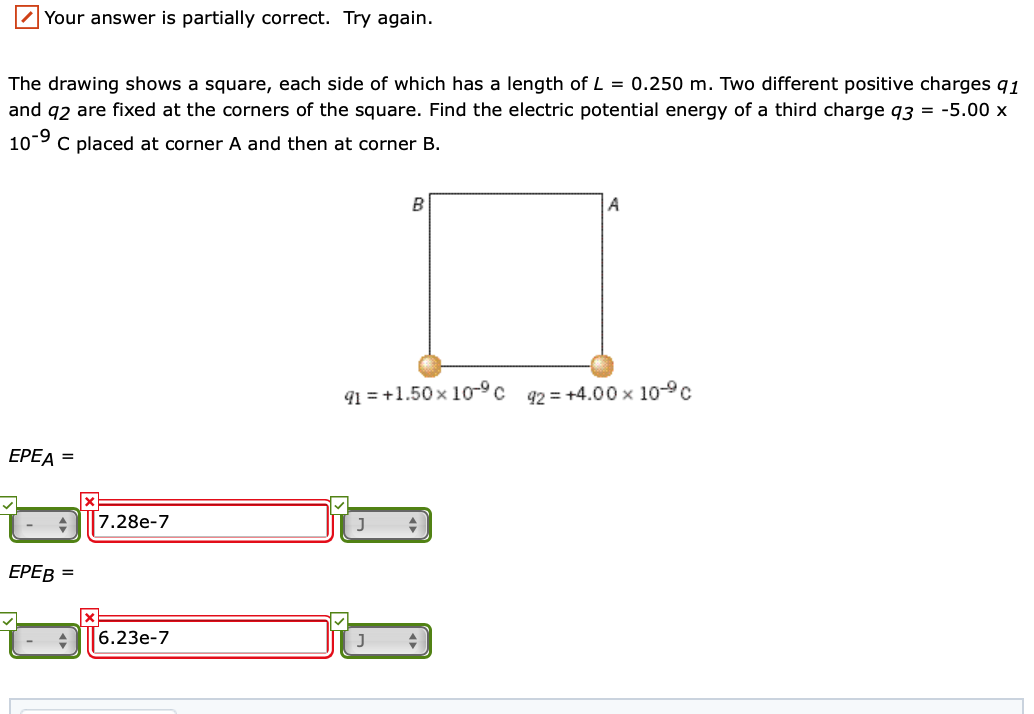 Solved Your answer is partially correct. Try again. The | Chegg.com
