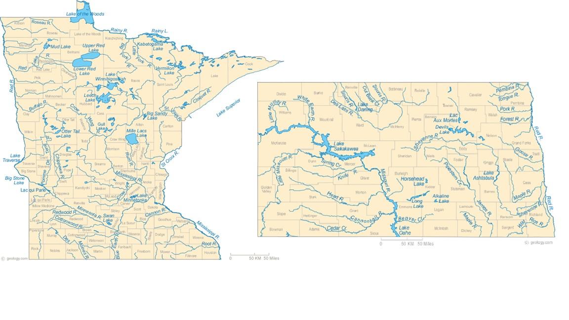Solved Using the MN and ND maps provided; Draw the | Chegg.com