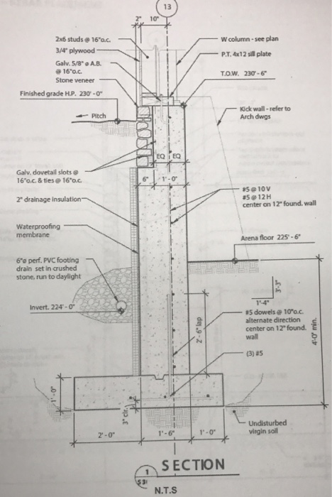 Background: The detail to follow shows a section | Chegg.com