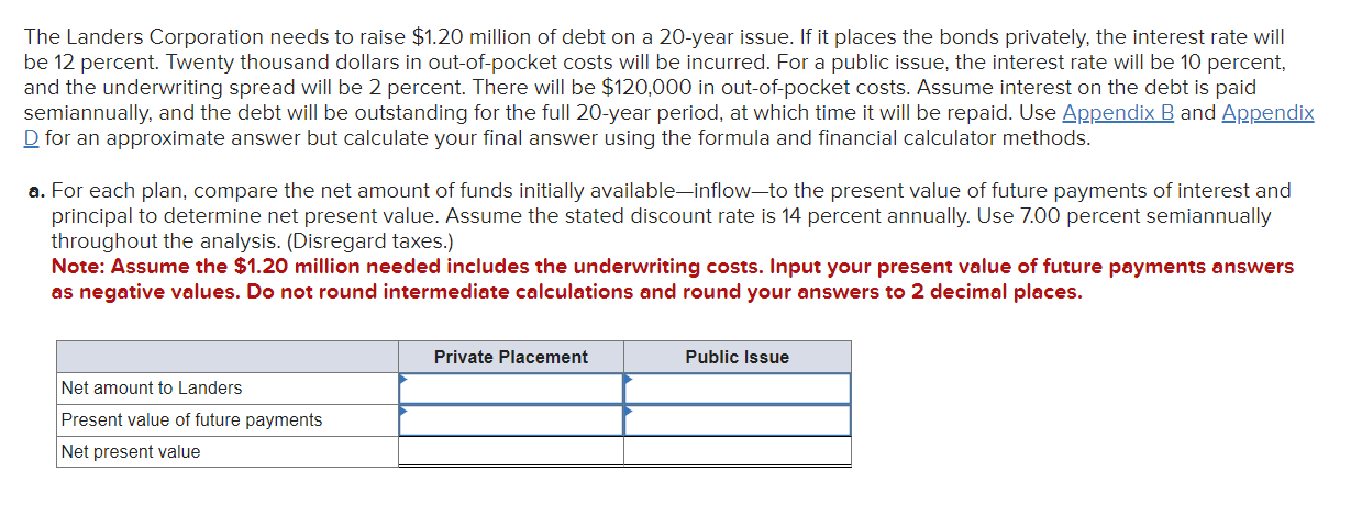 Solved Present value of $1,PVIF PV=FV[1/(1+i)n]The Landers | Chegg.com