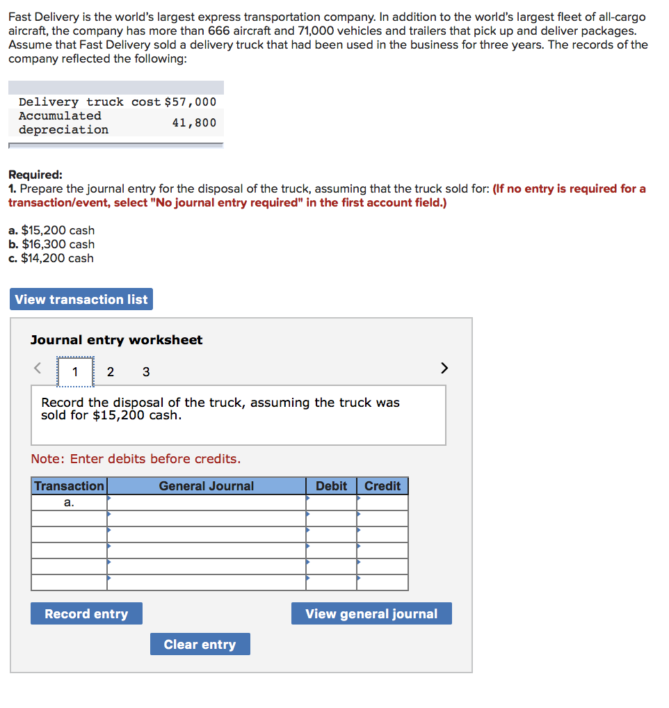 Solved Fast Delivery is the world's largest express | Chegg.com