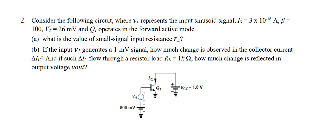 Solved Consider the following circuit, where vl represents | Chegg.com