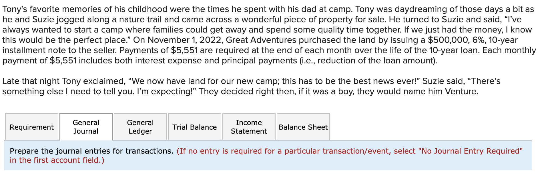 Solved Tony's favorite memories of his childhood were the | Chegg.com