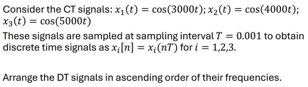Solved by an EXPERT Consider the CT signals: | Chegg.com