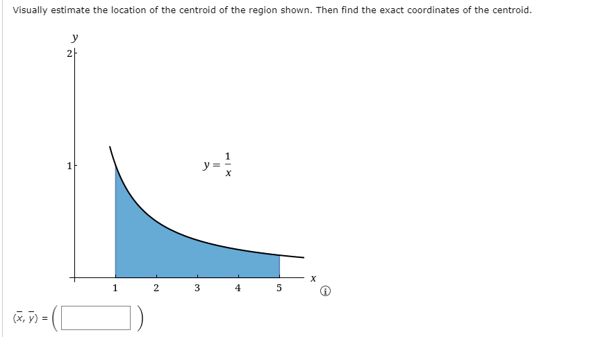 Solved Visually estimate the location of the centroid of the | Chegg.com