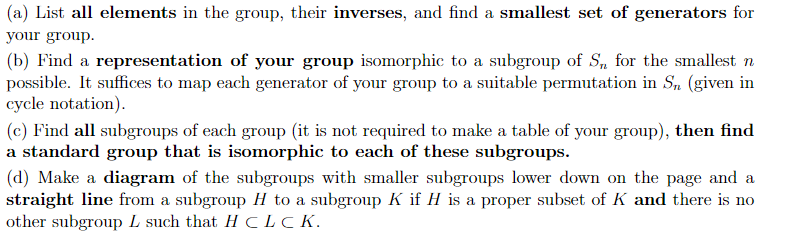 Solved 1. a noncyclic commutative group with more than 10 | Chegg.com