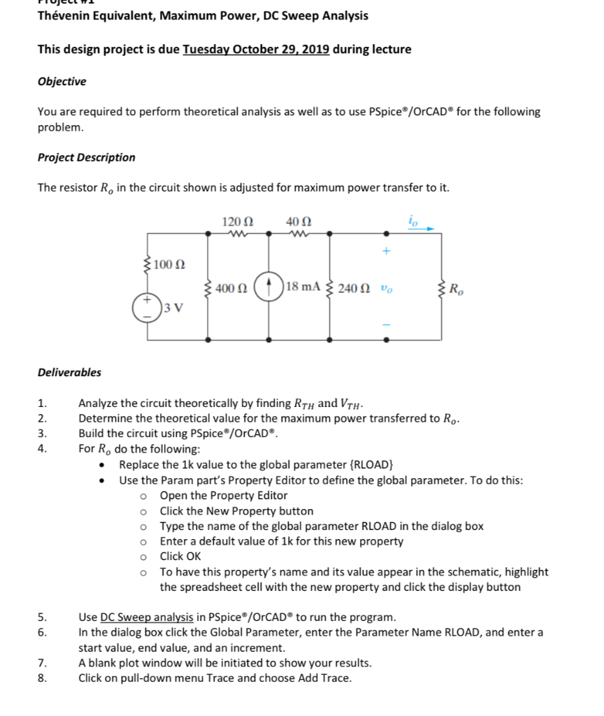 Solved How do I create this in pspice? I solved | Chegg.com