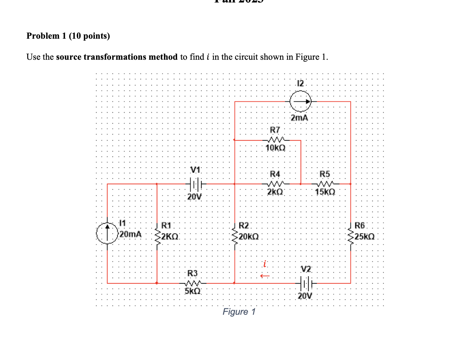 Solved Use The Source Transformations Method To Find I In 