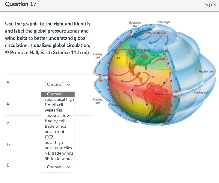 What are the three circulation cells in each | Chegg.com