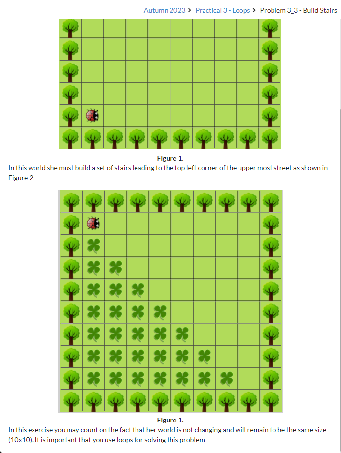 Solved /* PERMITTED COMMANDS move(); turnLeft(); | Chegg.com
