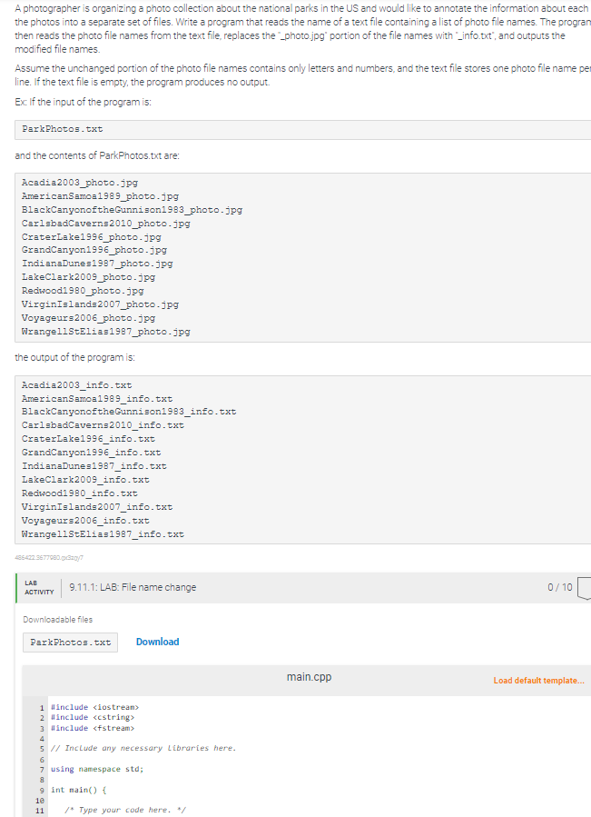 Solved A photographer is organizing a photo collection about | Chegg.com