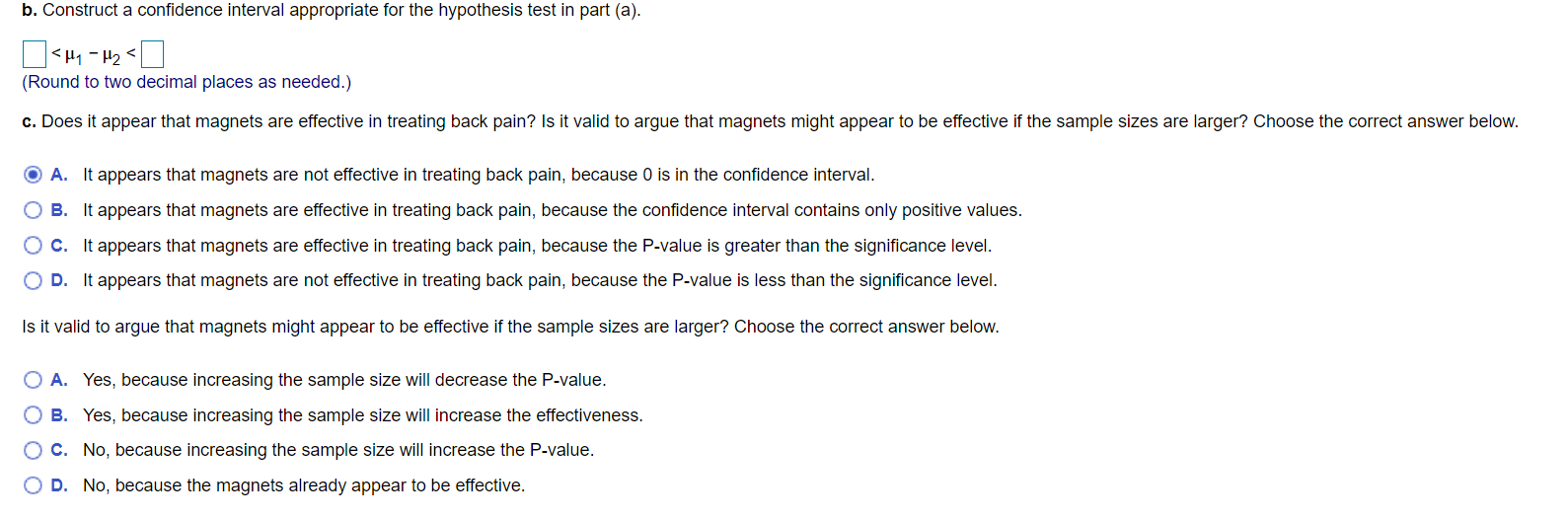 Solved Researchers conducted a study to determine whether | Chegg.com