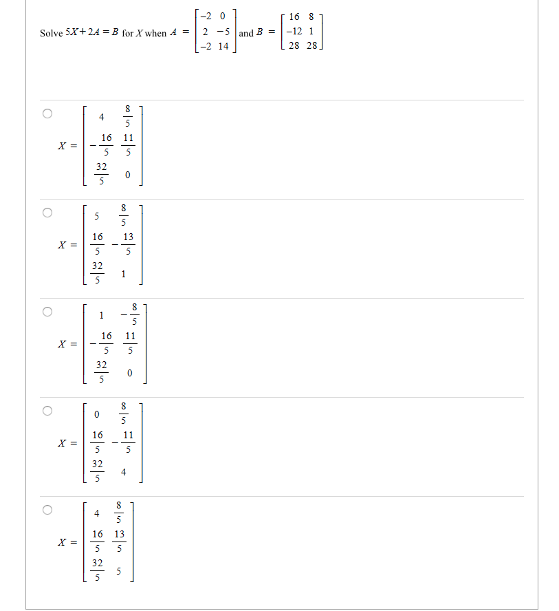 Solved Solve the following system using either Gaussian | Chegg.com