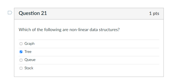 Solved Question 21 1 pts Which of the following are | Chegg.com