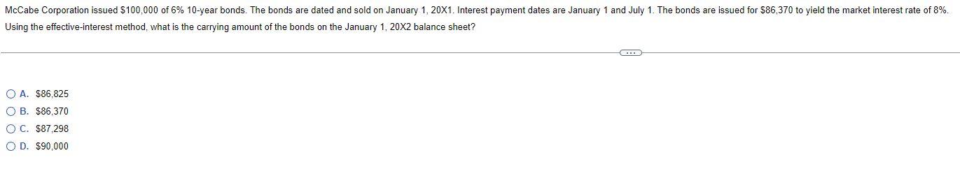 Solved Using the effective-interest method, what is the | Chegg.com