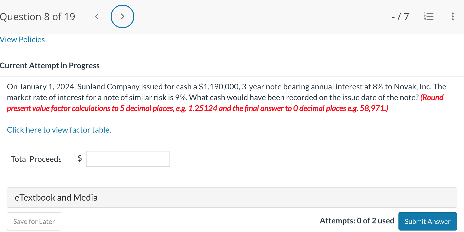 Solved Current Attempt in Progress On January 1, 2024, | Chegg.com