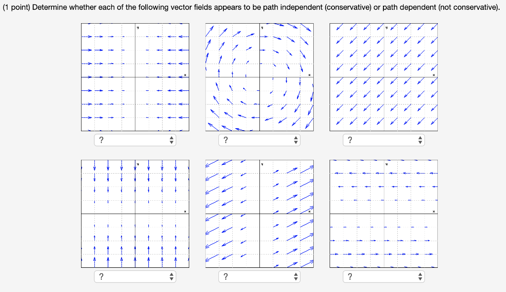 Solved (1 point) Determine whether each of the following | Chegg.com