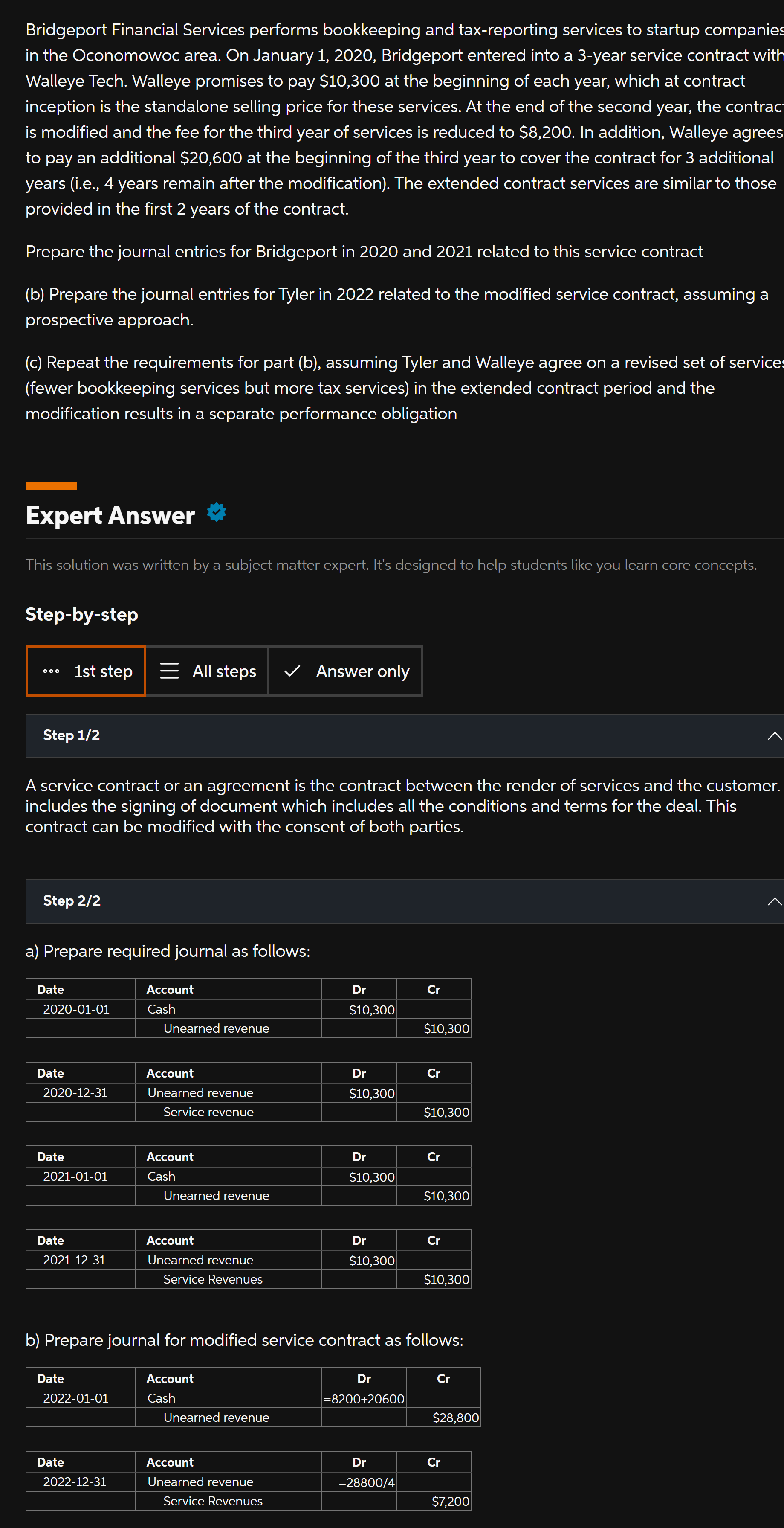 Solved What's the rationale for using the $7200 value in the | Chegg.com