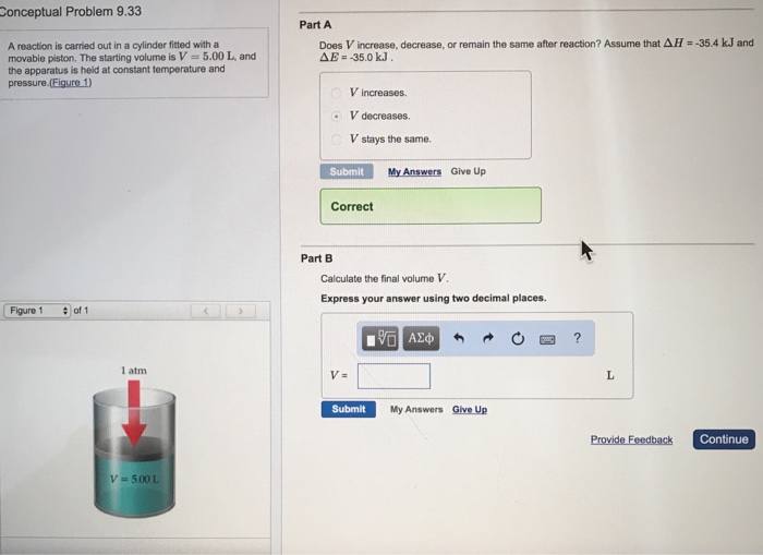 Solved Conceptual Problem 9.33 Part A Does V increase, | Chegg.com