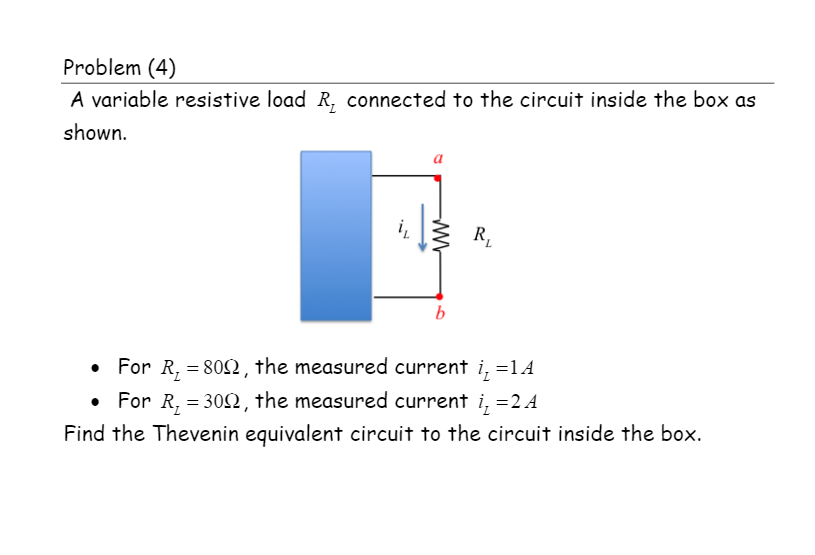 Solved Problem (4) A variable resistive load R, connected to | Chegg.com
