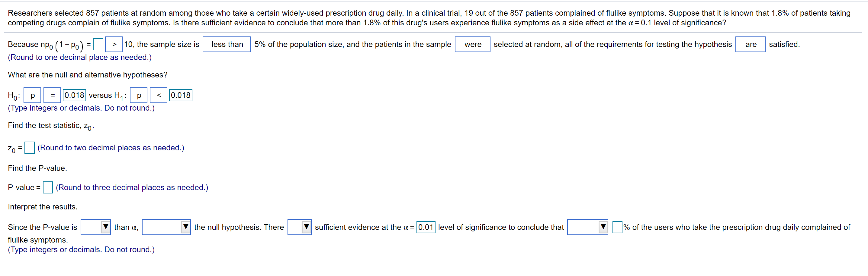 Solved Researchers selected 857 patients at random among | Chegg.com