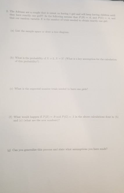 Solved b) What is the probability of X = 2,= 3 What is a key | Chegg.com