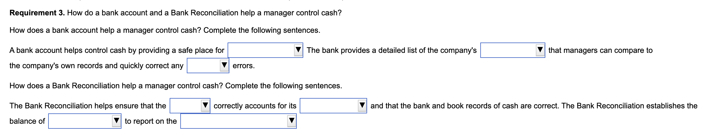 In this step, record the bank service charge. (Record | Chegg.com