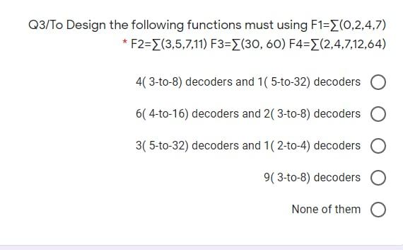 Solved Q3/To Design the following functions must using | Chegg.com