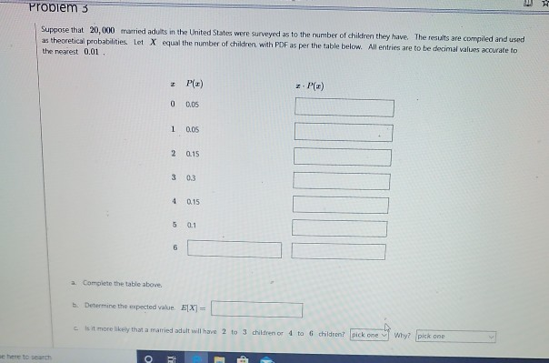 Solved for question c the drop box option is 2-3, 4-6, or | Chegg.com