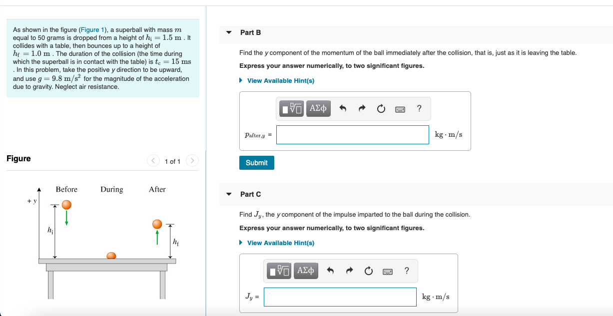 Solved Part A As shown in the figure (Figure 1), a superball | Chegg.com