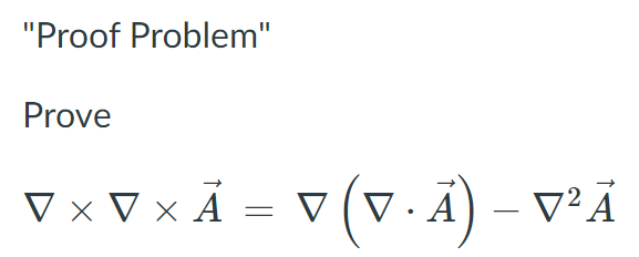 Solved "Proof Problem" Prove V x V xĀ = A VzA - (VA) ( | Chegg.com
