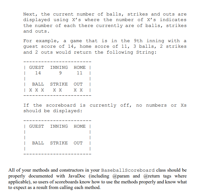 Solved Implement the following instance methods to implement | Chegg.com