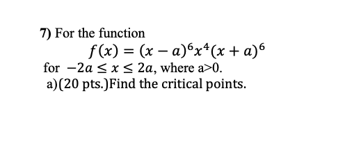 Solved b)( 10 pts.) relative maximums , relative minimums. | Chegg.com