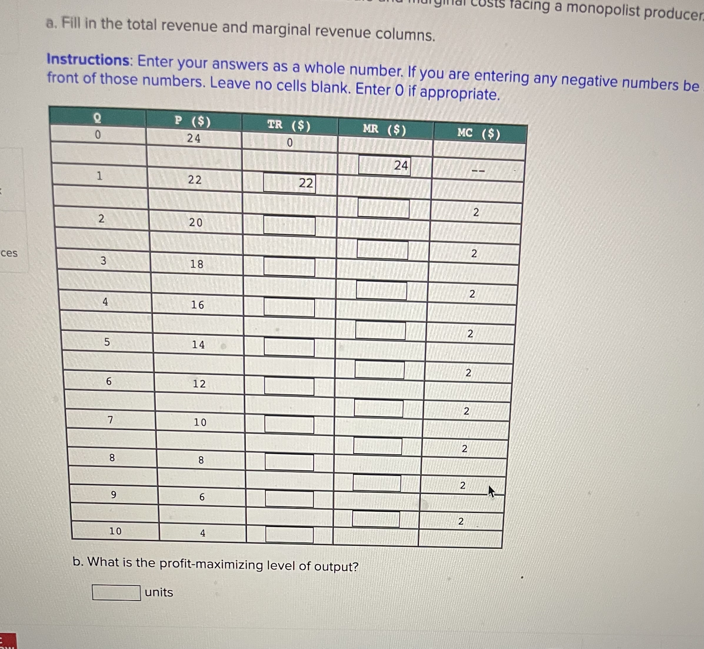 Solved Instructions: Enter your answers as a whole number. | Chegg.com