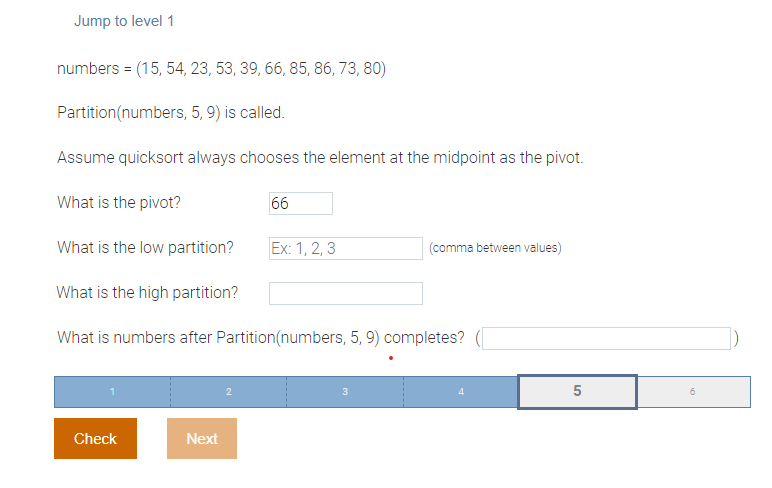 Solved Jump to level 1 numbers | Chegg.com