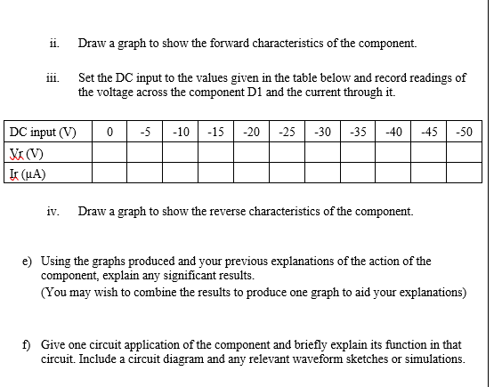Solved a) Identify the component D1 in the circuit in Fig 1 | Chegg.com