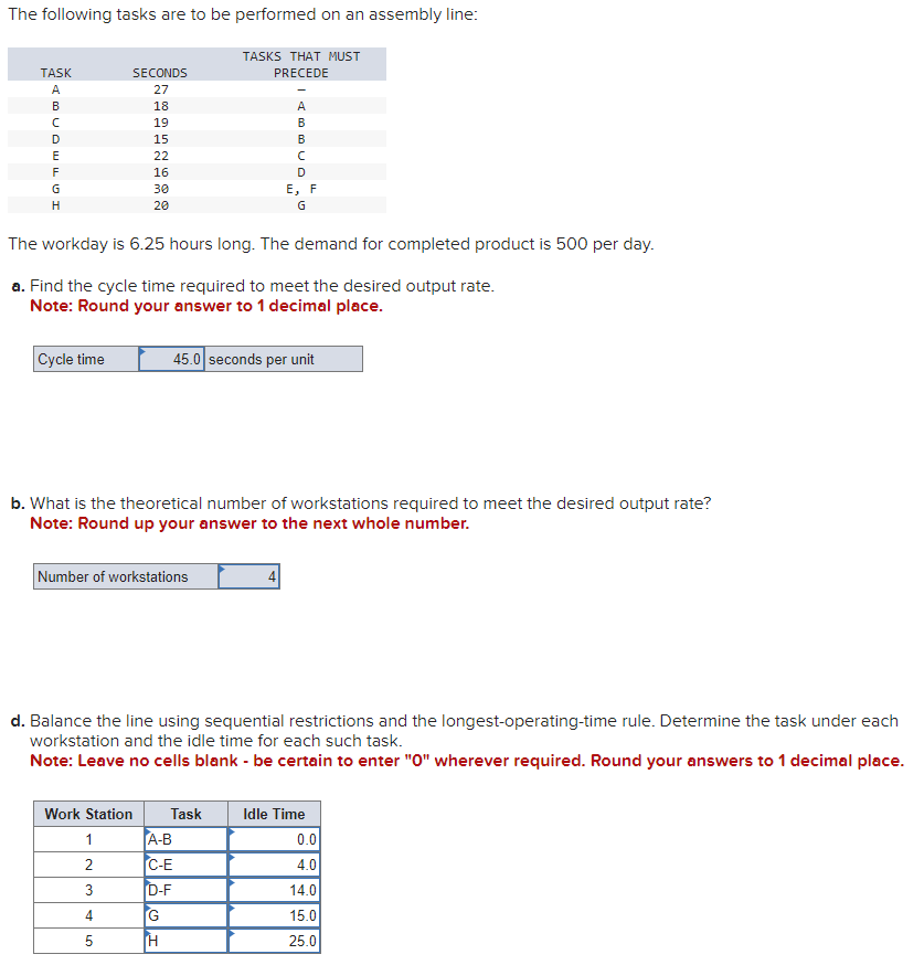 Solved e. What is the efficiency of the line balanced as | Chegg.com