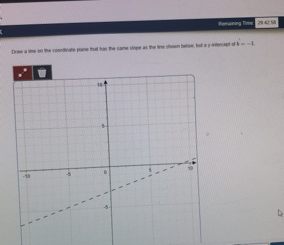 Solved Remaining Time : 29.42:58 Draw a line on the | Chegg.com