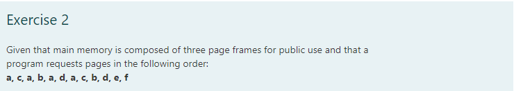 Solved Exercise 2 Given that main memory is composed of | Chegg.com