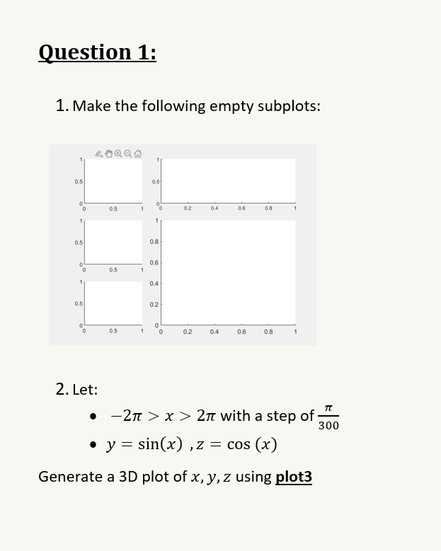 Solved please use Matlab and write it down for me to copy it | Chegg.com