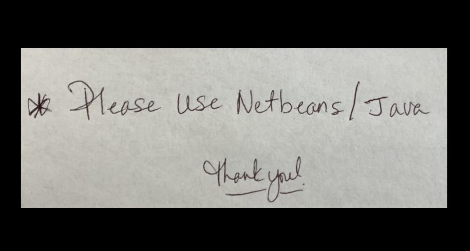 Solved * Please use Netbeans/Java thenk ynul.Write a class | Chegg.com Solved * Please use Netbeans/Java thenk ynul.Write a class | Chegg.com
