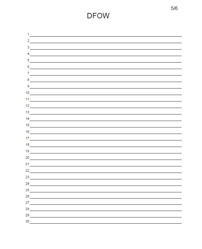 Solved Definable Feature of Work (DFOW) Exercise • This is | Chegg.com