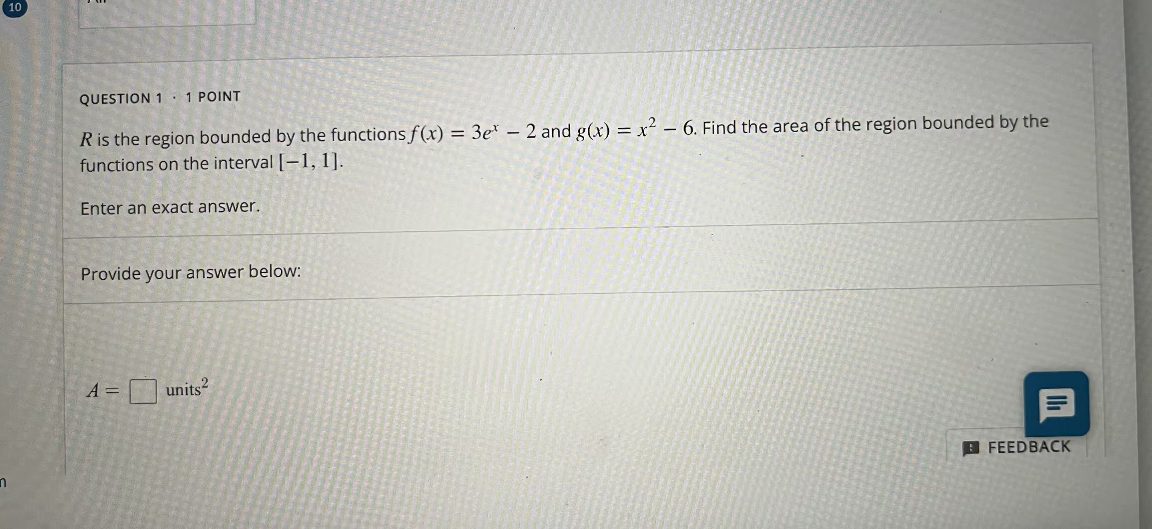Solved R is the region bounded by the functions | Chegg.com